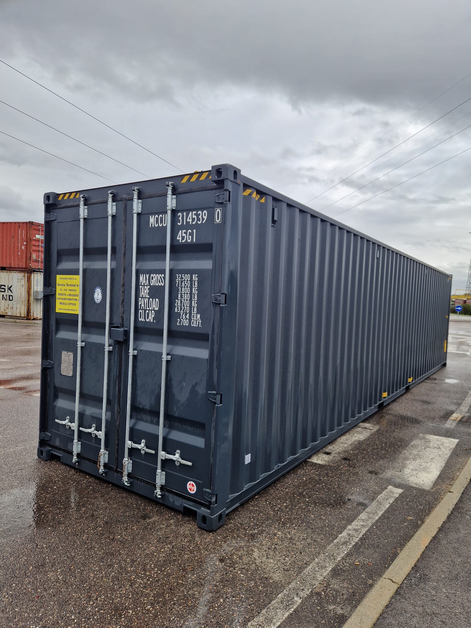 CONTAINER 40’HC NUOVO - Verona Terminal